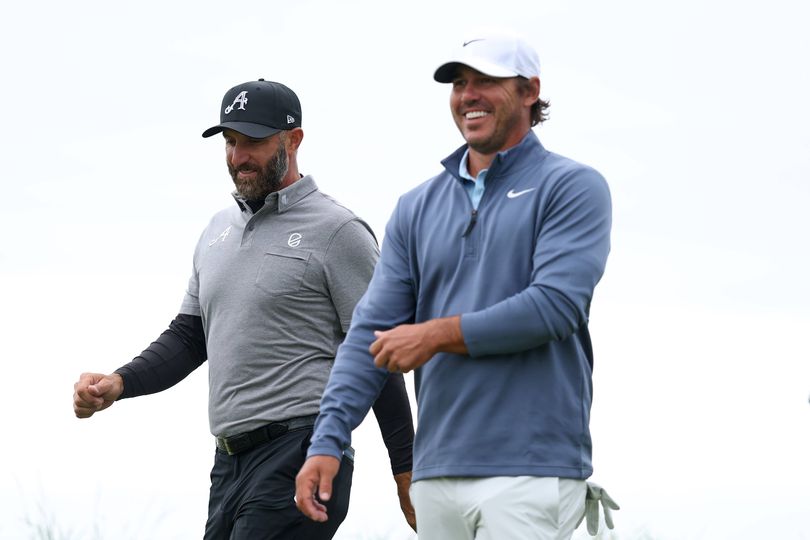 Dustin Johnson reaction to Brooks Koepka's LIV Golf exit sums him up
