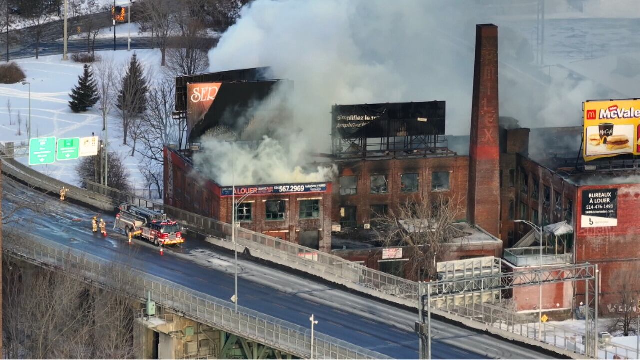 Major fire that partially closed Jacques-Cartier Bridge under control ...