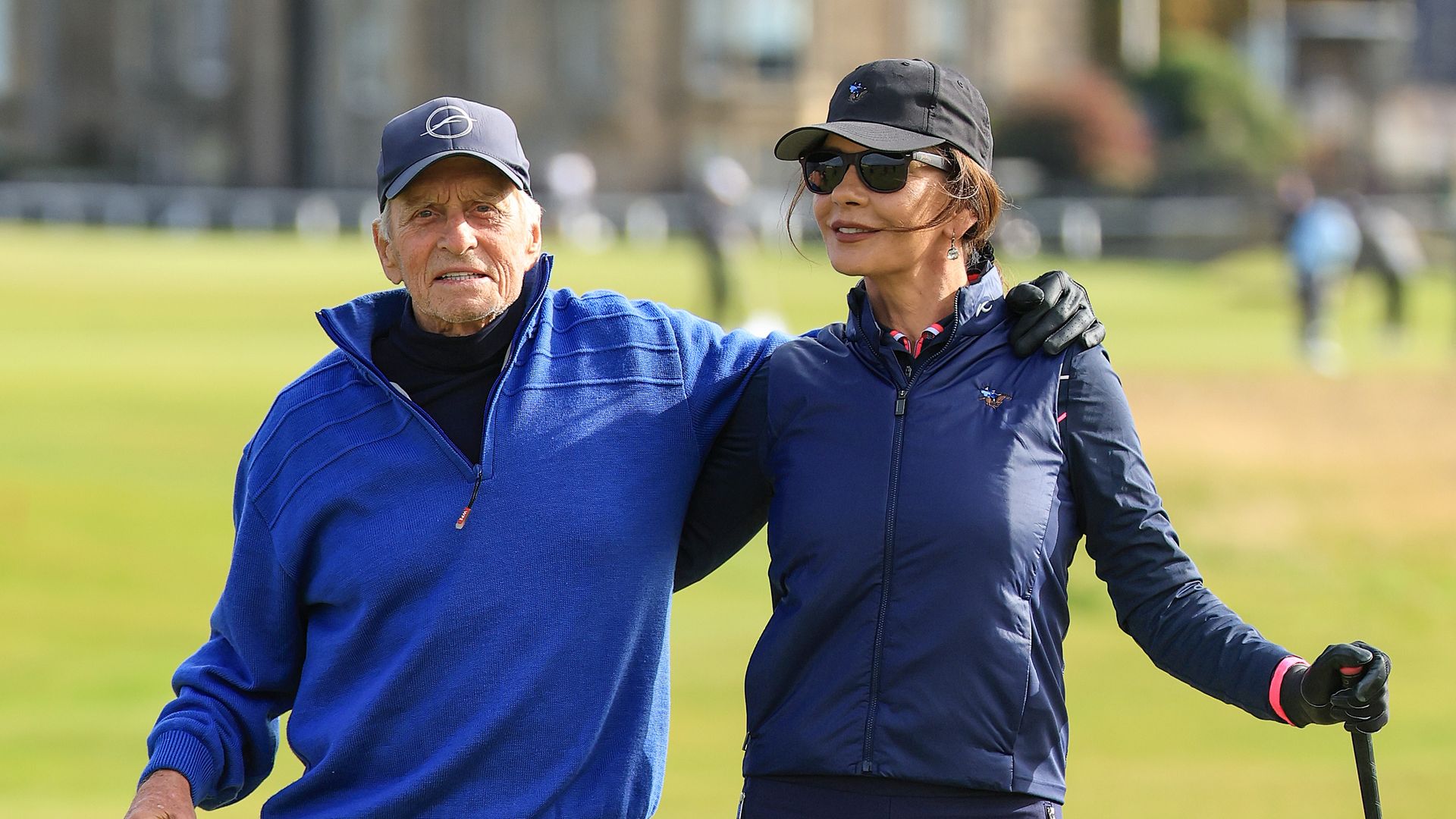 Catherine Zeta-Jones and Michael Douglas take their family to one of ...