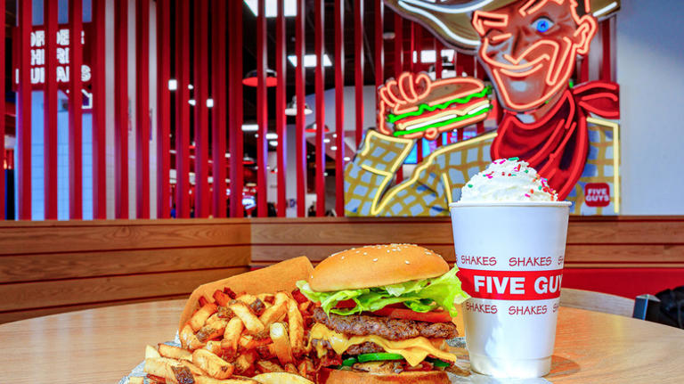 Five Guys' new Las Vegas location has some first-of-their-kind additions