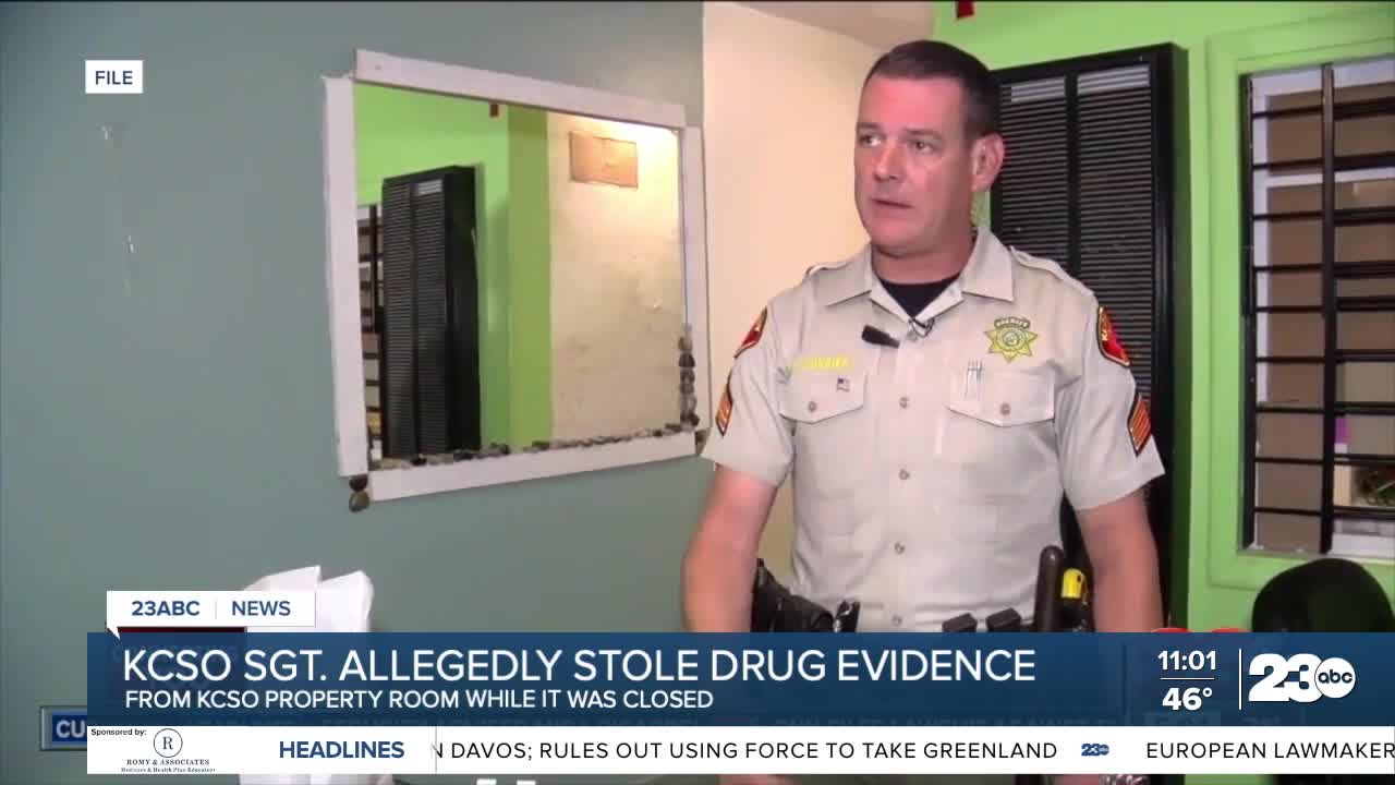 KCSO sergeant allegedly stole drug evidence