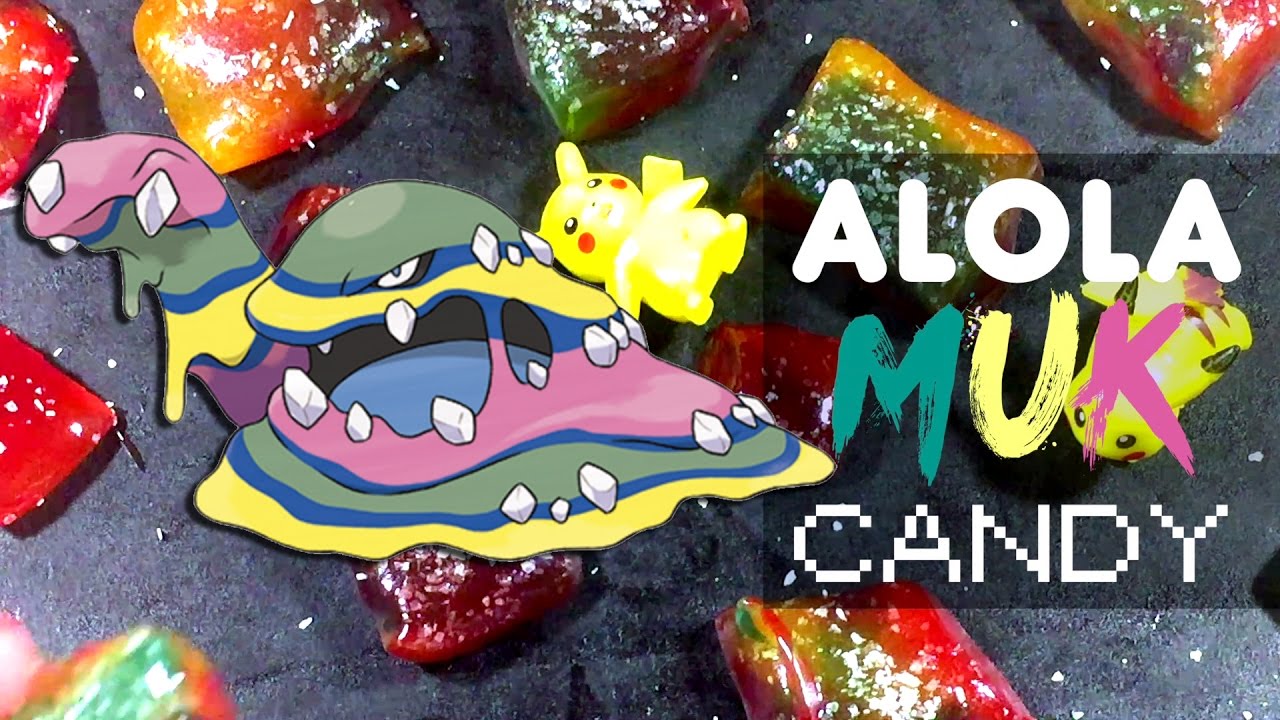 How to make Alola Muk candy