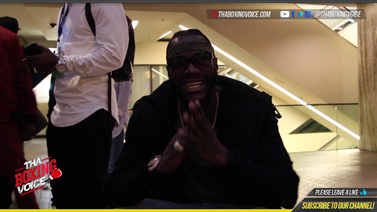 🔴Deontay Wilder exclusive: I see fear in his eyes, the way I feel he ...