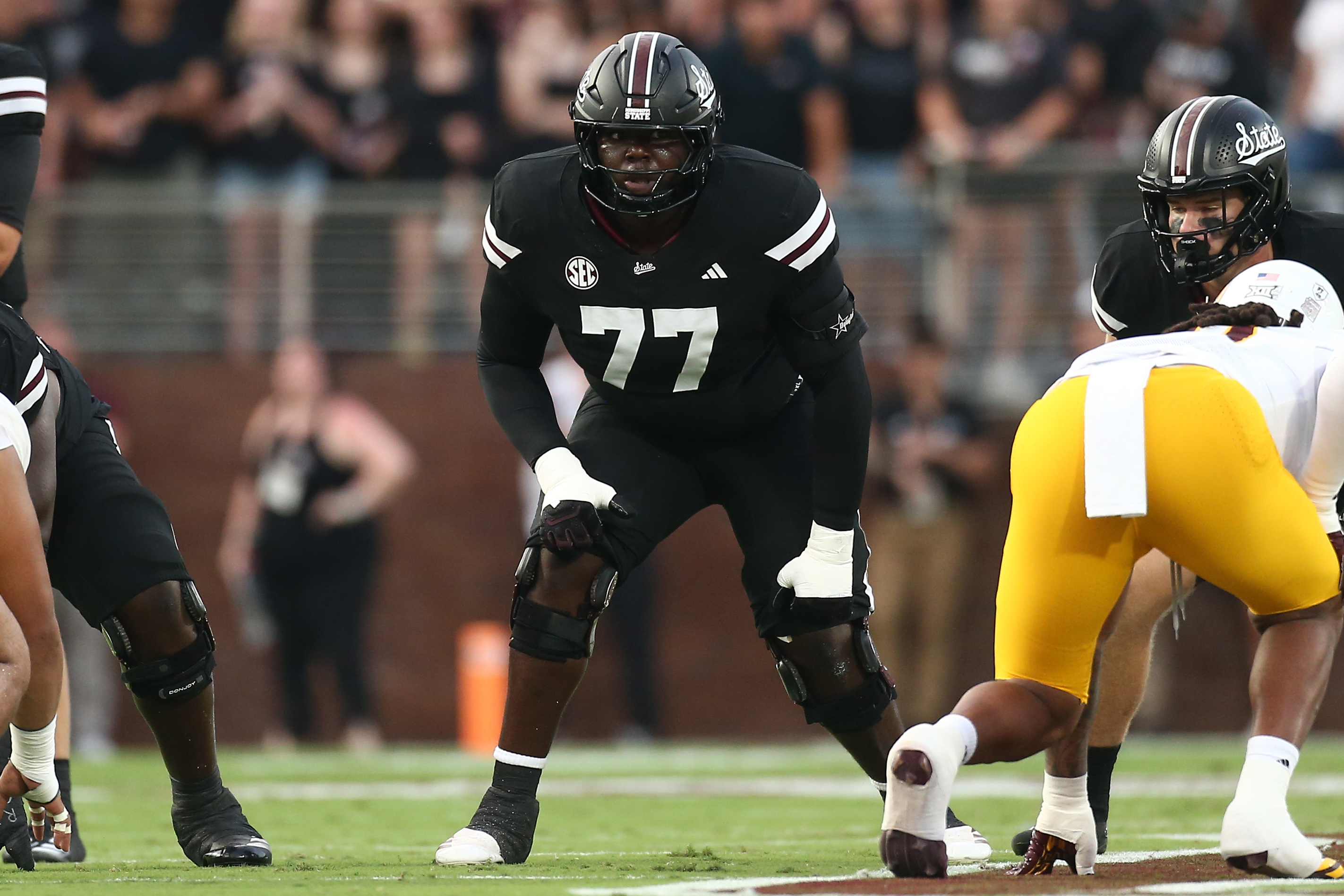 Mississippi State left tackle transfer Jayvin James commits to Alabama