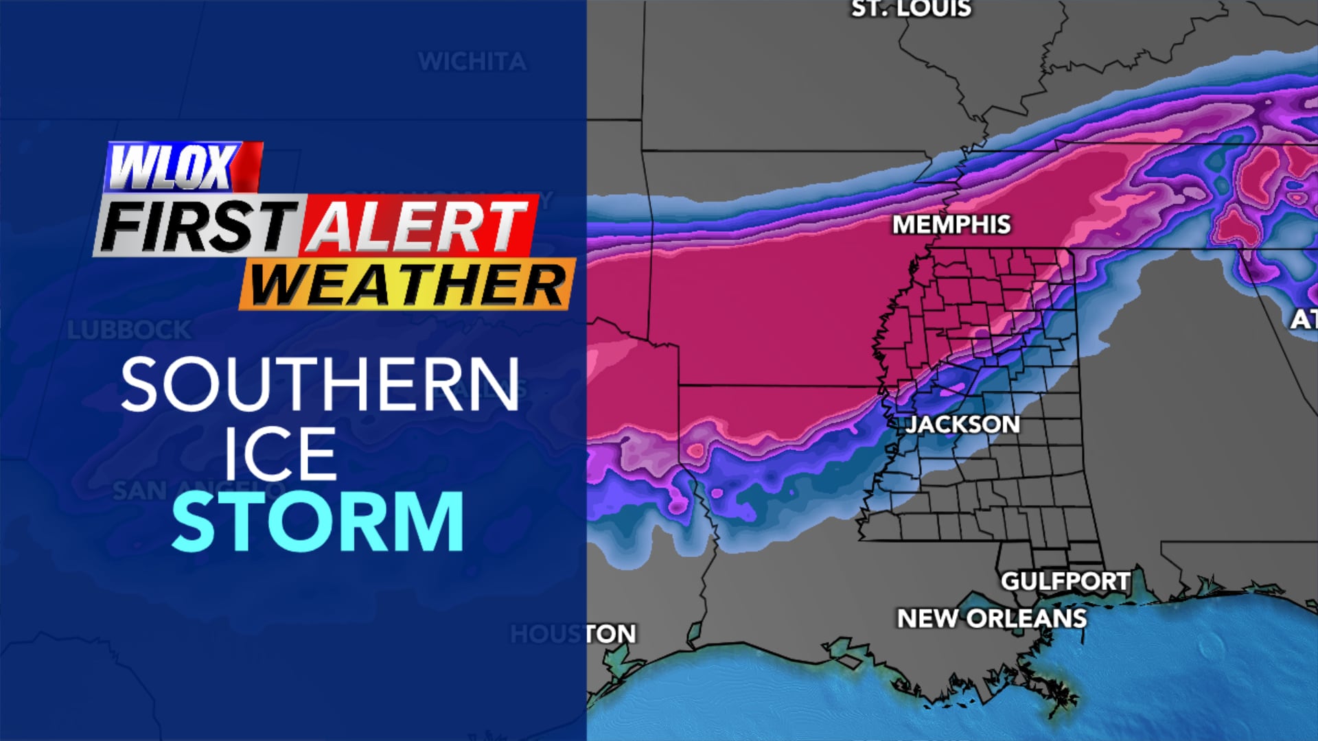 Ice storm this weekend across the north/central MS; extreme cold ...