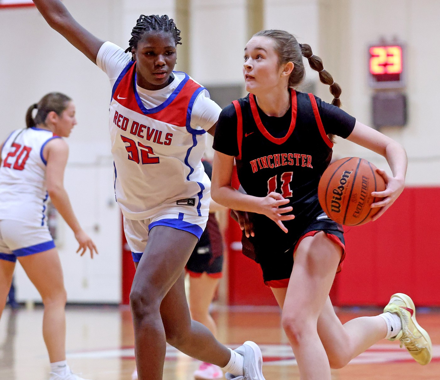 High school basketball notebook: Carolyn Collins driving Winchester’s ...
