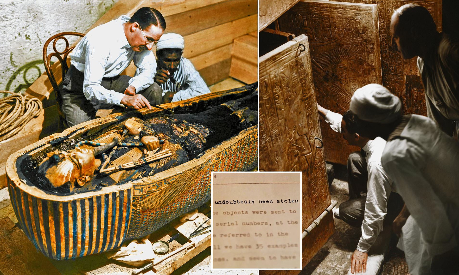 Never-before-seen letters accuse Howard Carter of stealing artefact ...