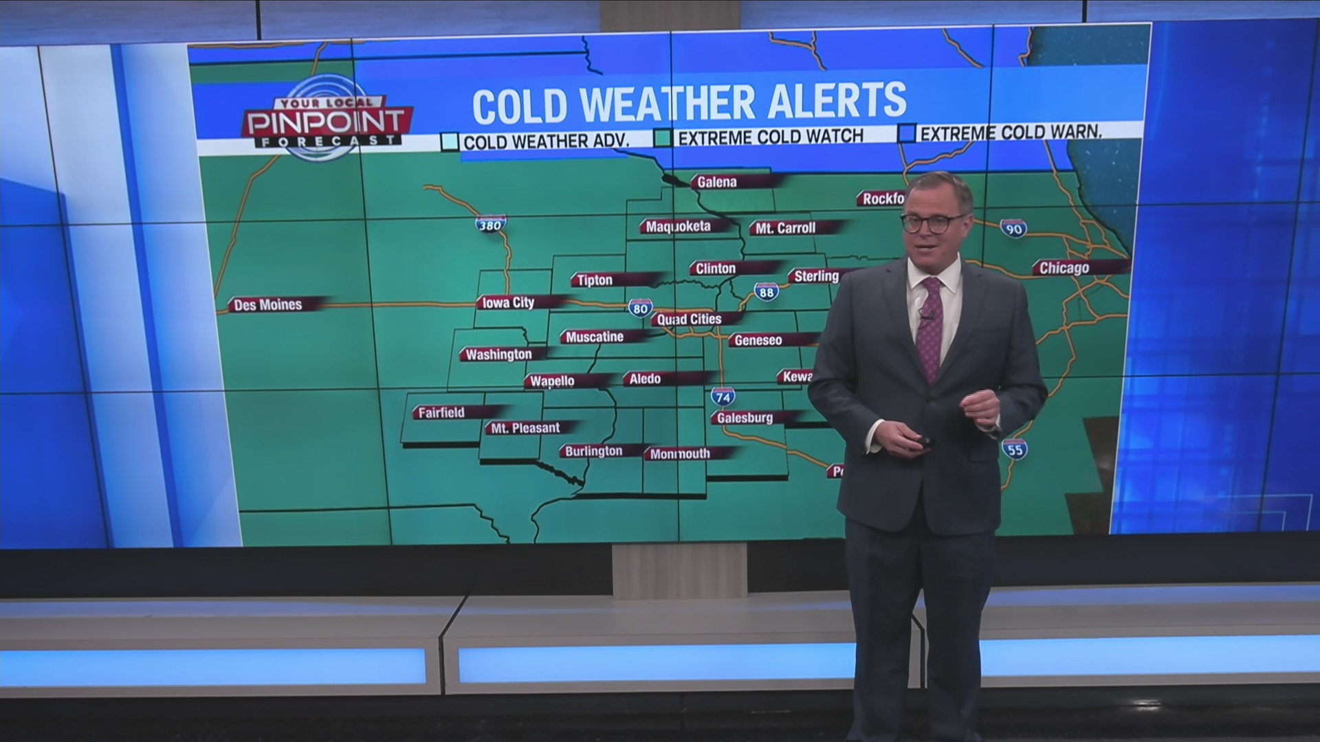 Entire Our Quad Cities News area under Extreme Cold Watch for Friday