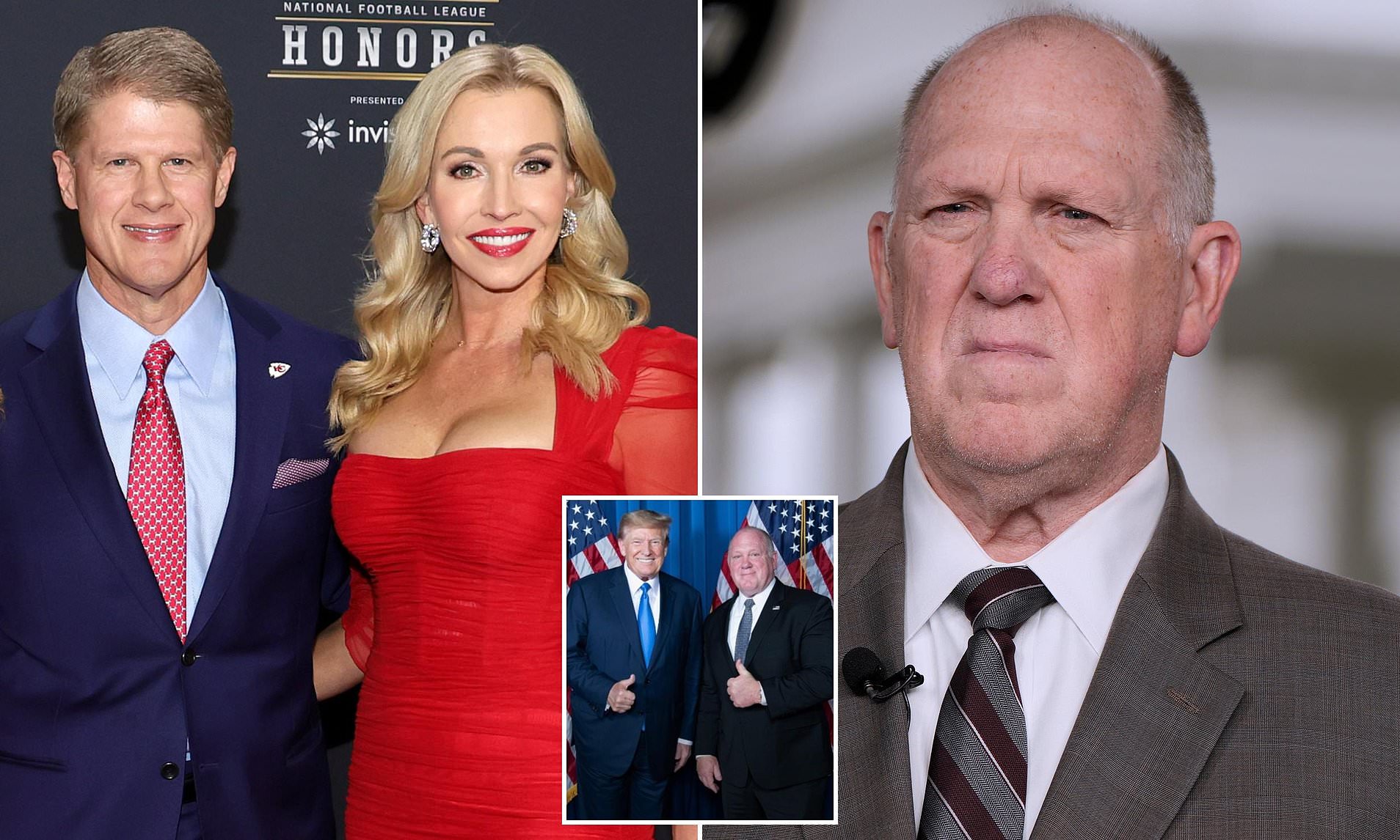 Chiefs owner's wife rushes to defend Trump's border czar from ...