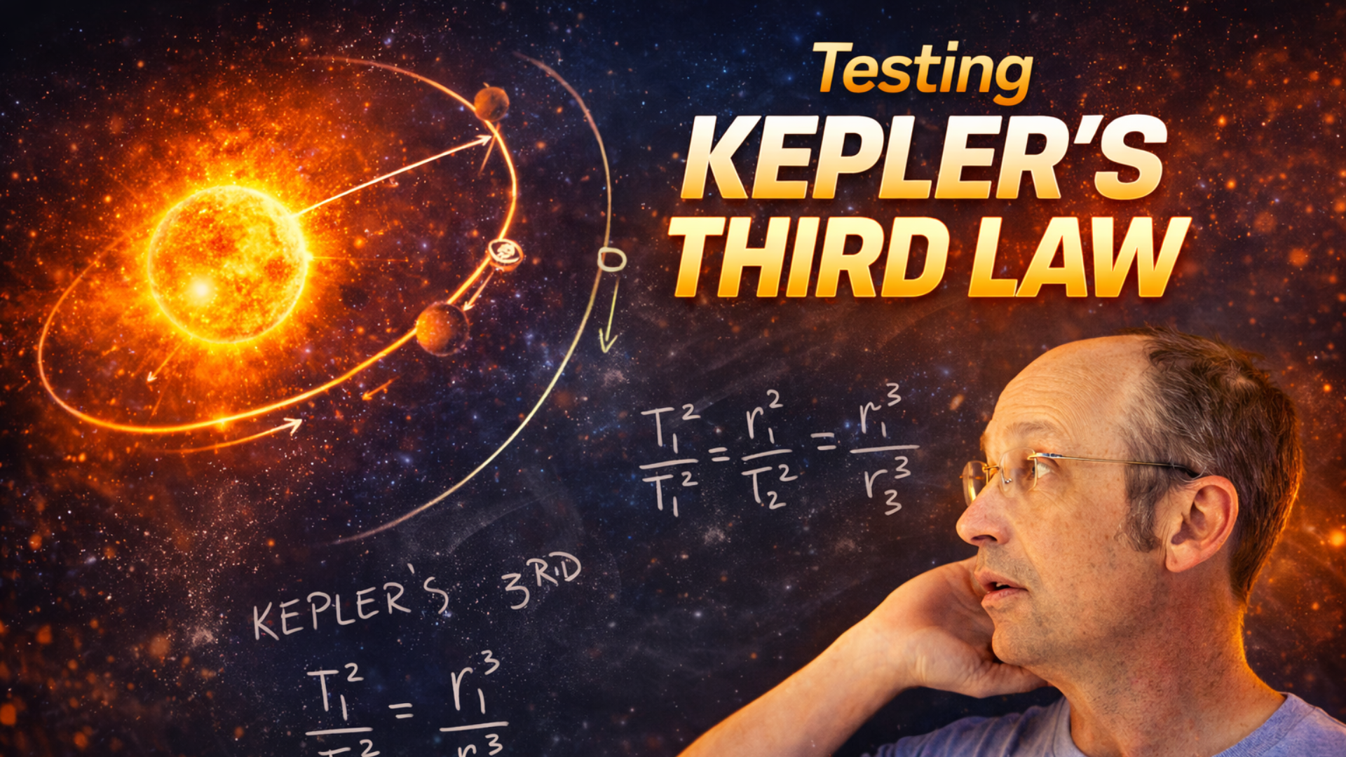 How to verify Kepler’s third law for circular orbital motion