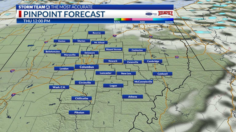 Columbus weather: Calm before the snow