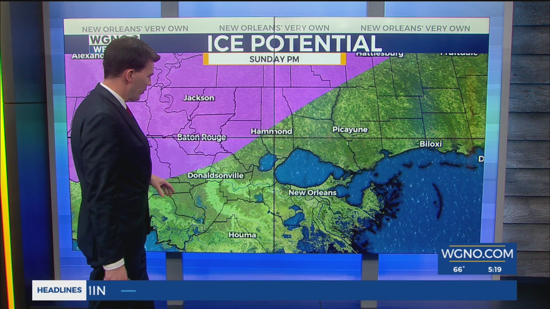 Ice potential low this weekend but very cold after that
