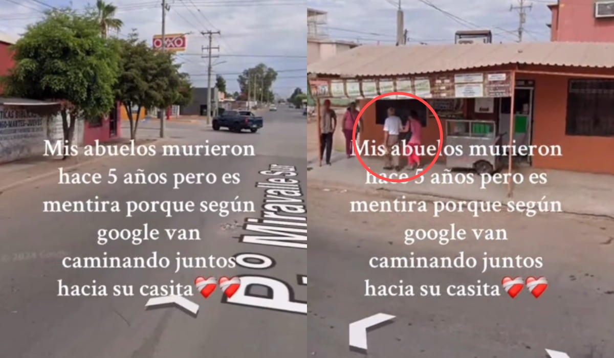 Según Google van caminando juntos a su casita: Google Maps conserva la ...