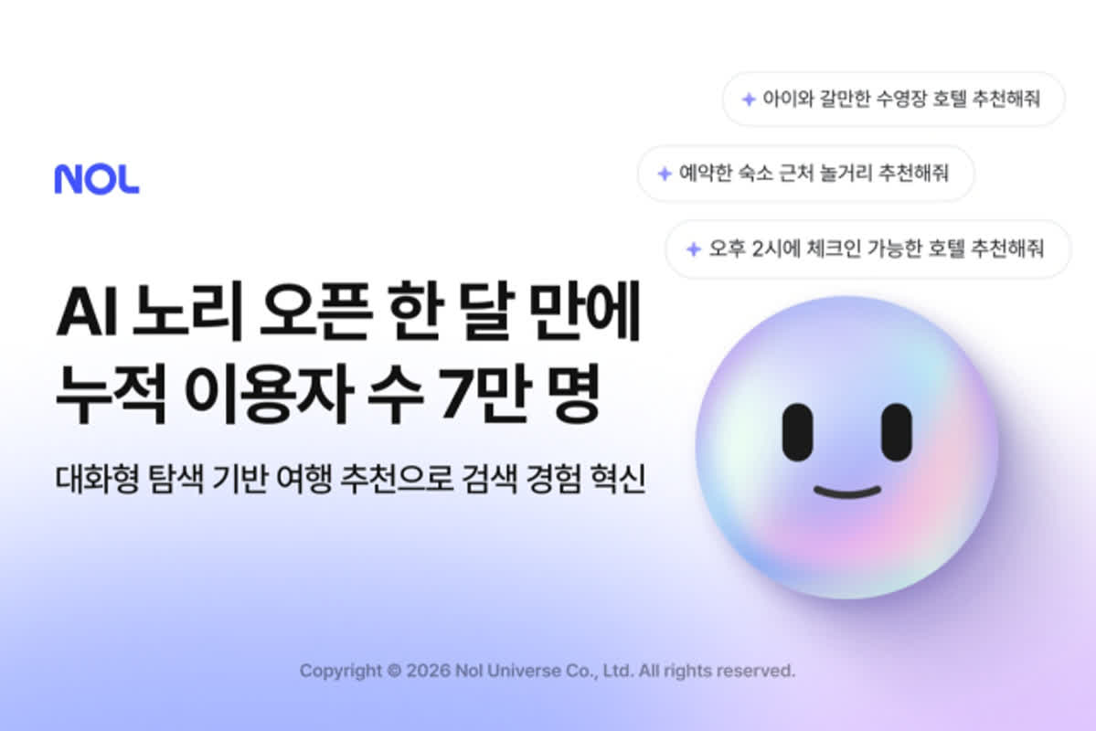 NOL, 'AI 노리', 출시 한 달 만에 7만 명 사용…대화형 탐색 서비스 주목