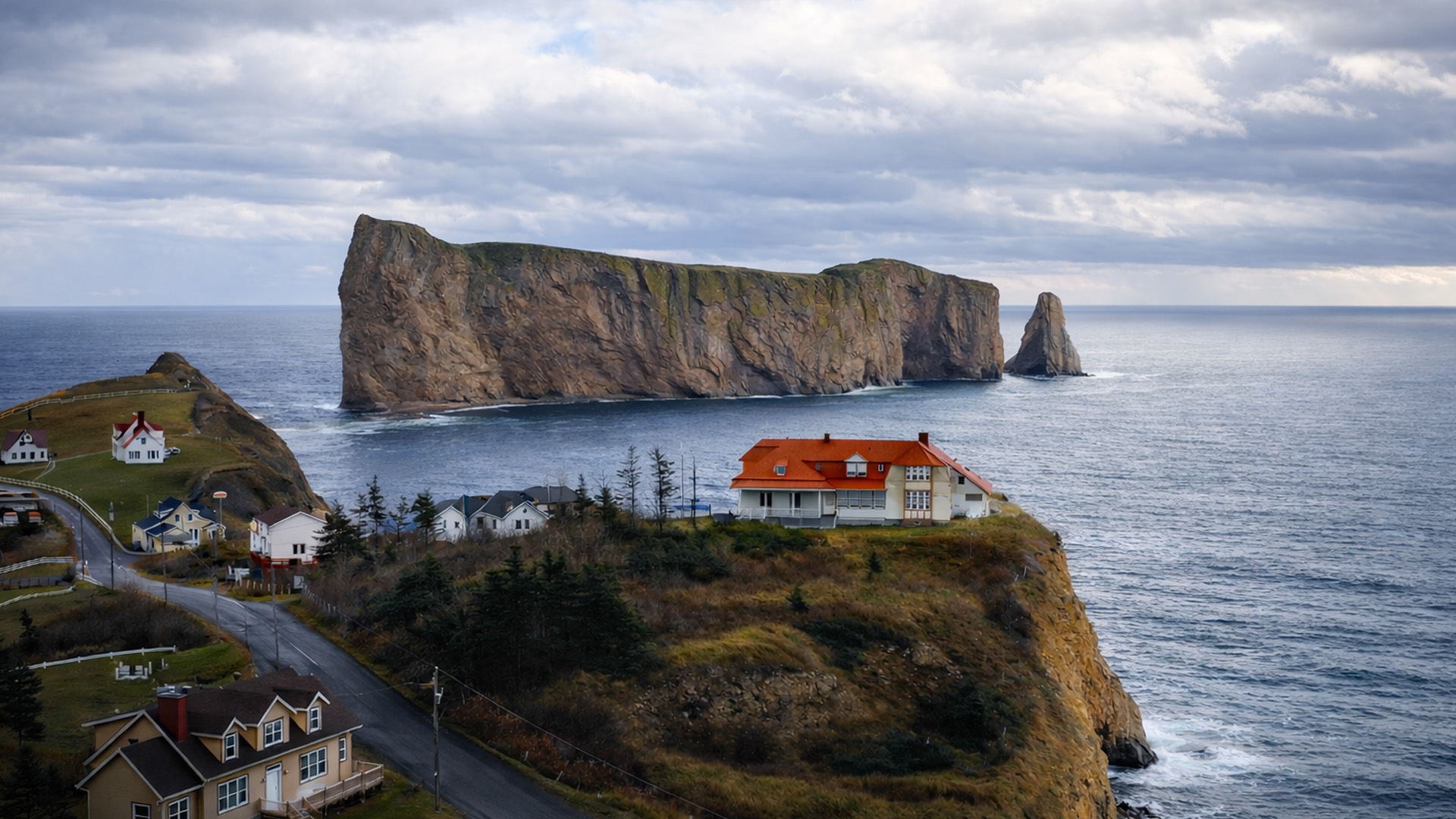 Why is there a house on this cliff?