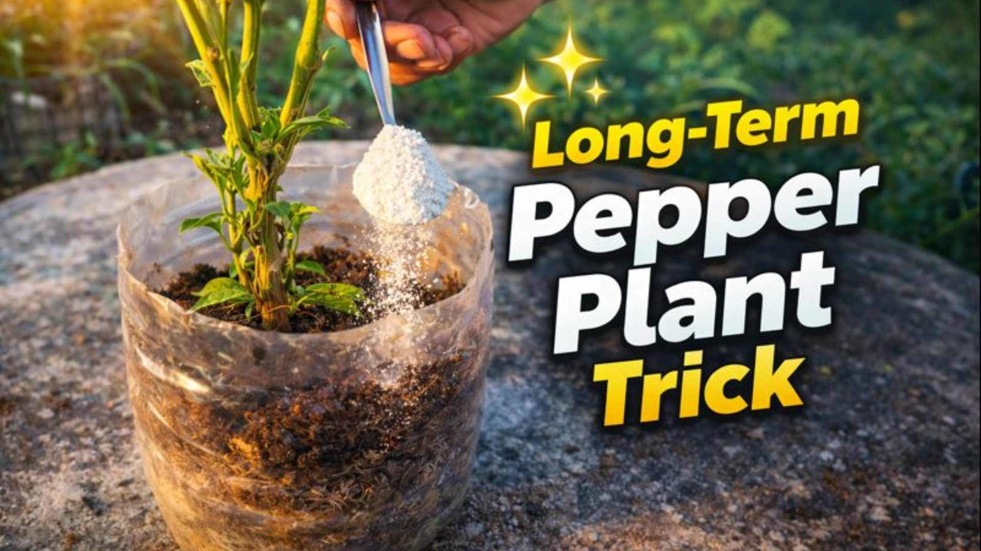 One simple method to keep pepper plants producing for years