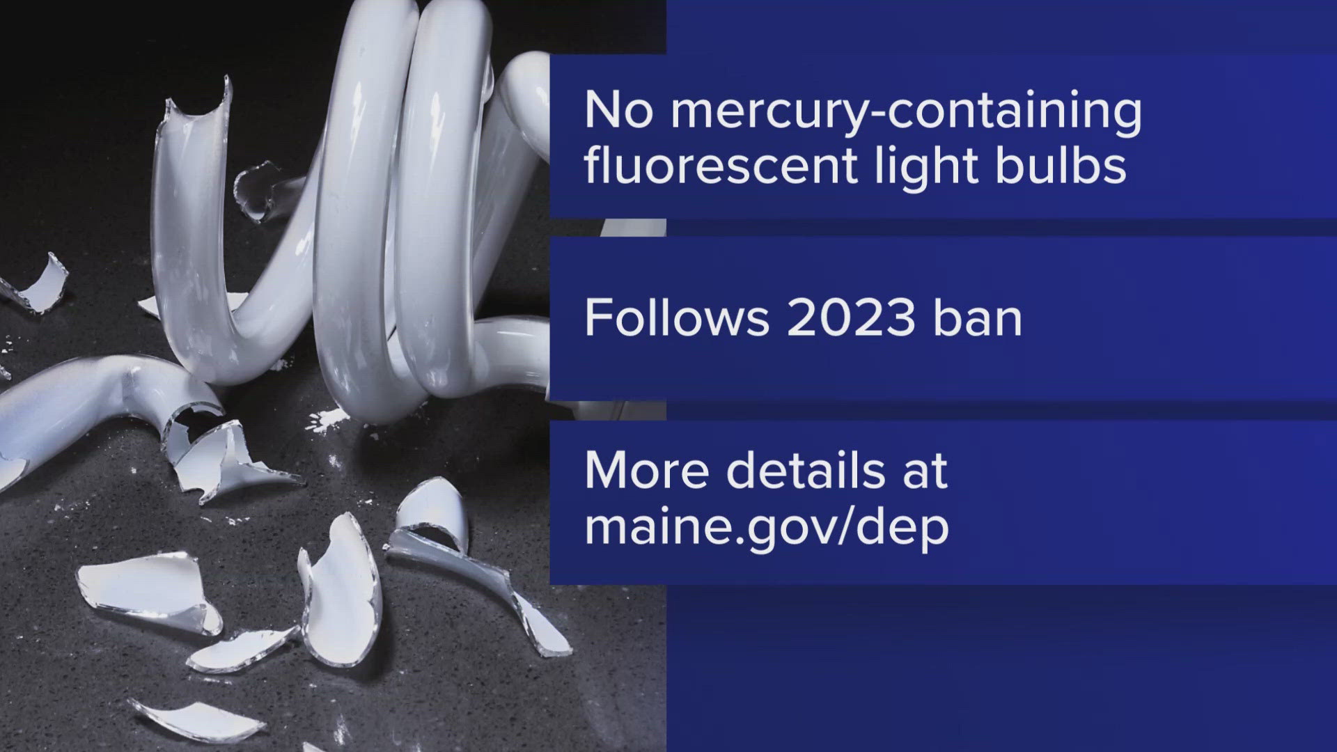 Mercury-containing fluorescent light bulbs can no longer be sold or ...