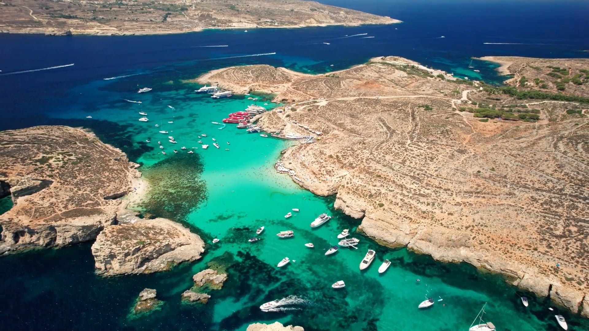 Gozo : Survol par drone d'une île historique de la mer Méditerranée