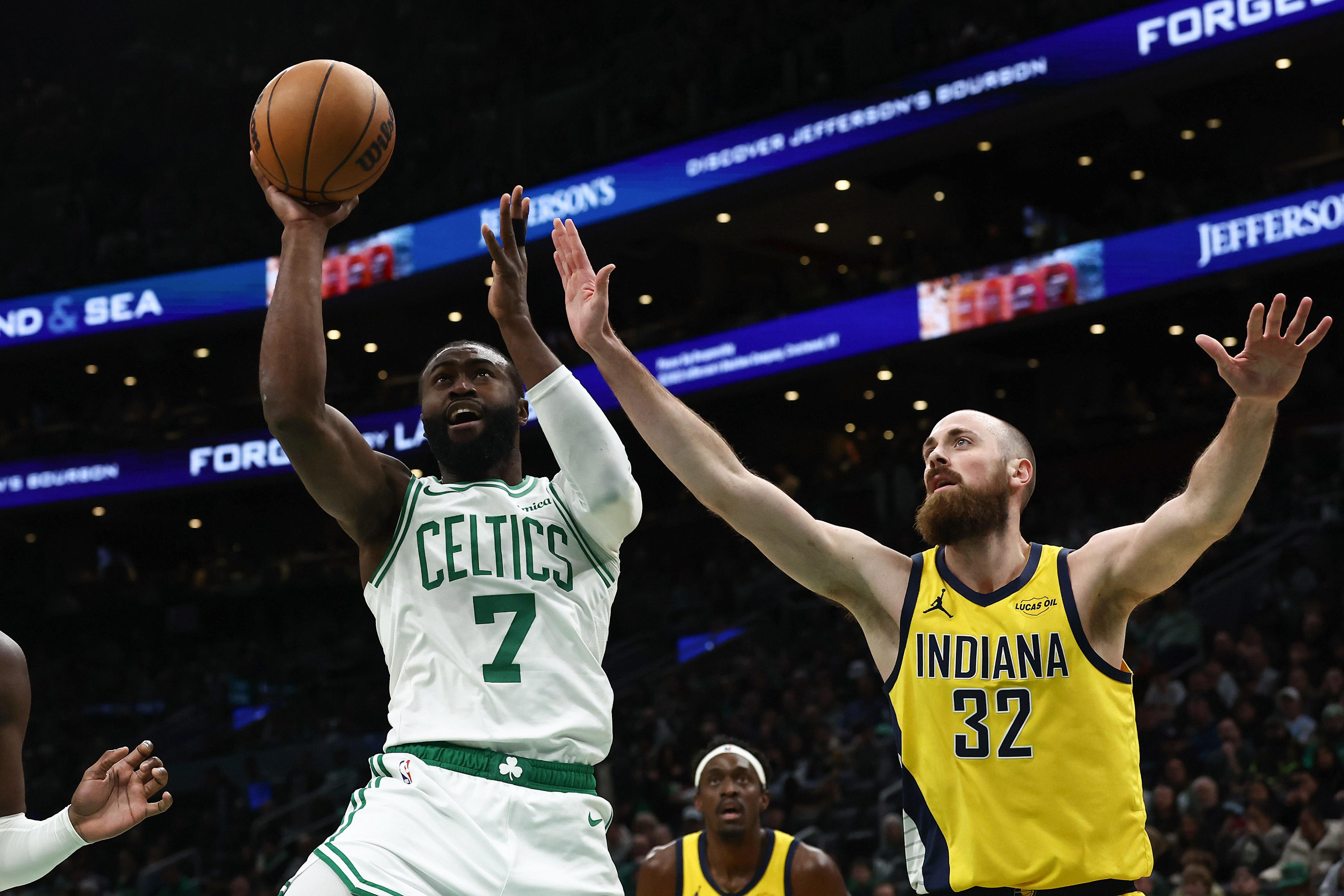 Celtics dominate Pacers behind Jaylen Brown's big night