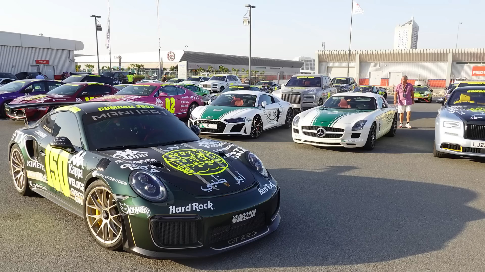 Gumball 3000 supercars take over Dubai