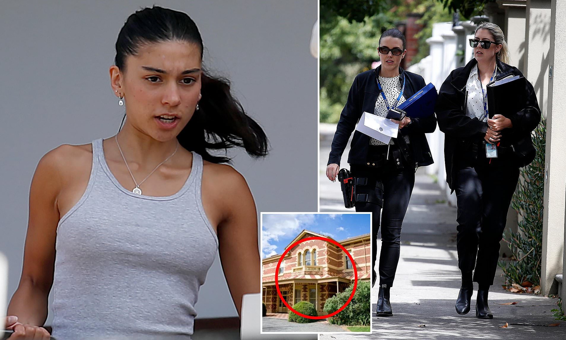 New details emerge after woman, 18, is stabbed 11 times outside mansion ...