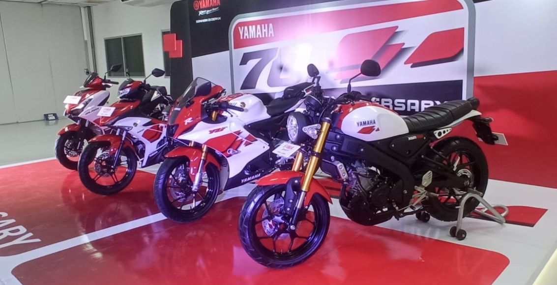 Yamaha luncurkan 4 motor special livery anniversary 70 tahun, harga ...