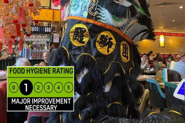 'Major improvement necessary' at Chinese restaurant, say hygiene inspectors