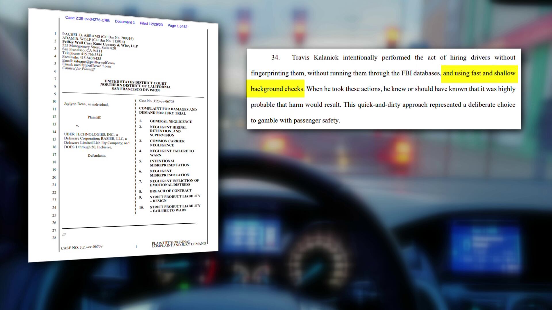 Federal lawsuit against Uber could reshape rideshare sexual assault cases