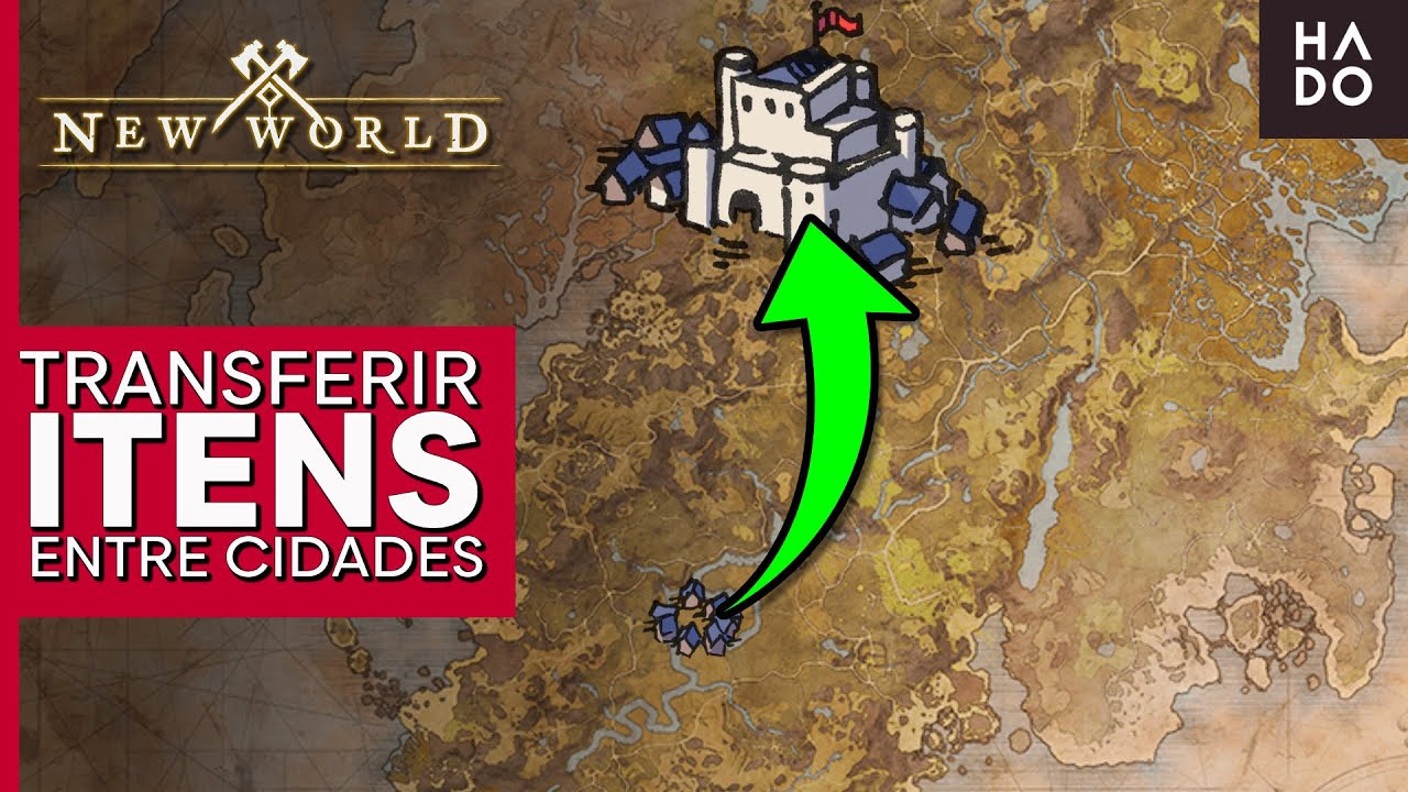 NEW WORLD - COMO TRANSFERIR ITENS ENTRE CIDADES - E uma dica secreta