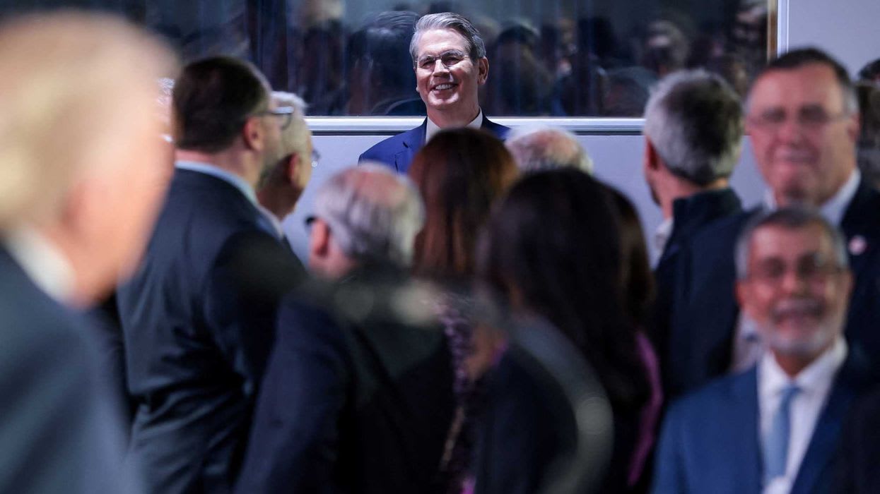 Reporter flags shocking irony behind Scott Bessent's Davos dig at a top ...