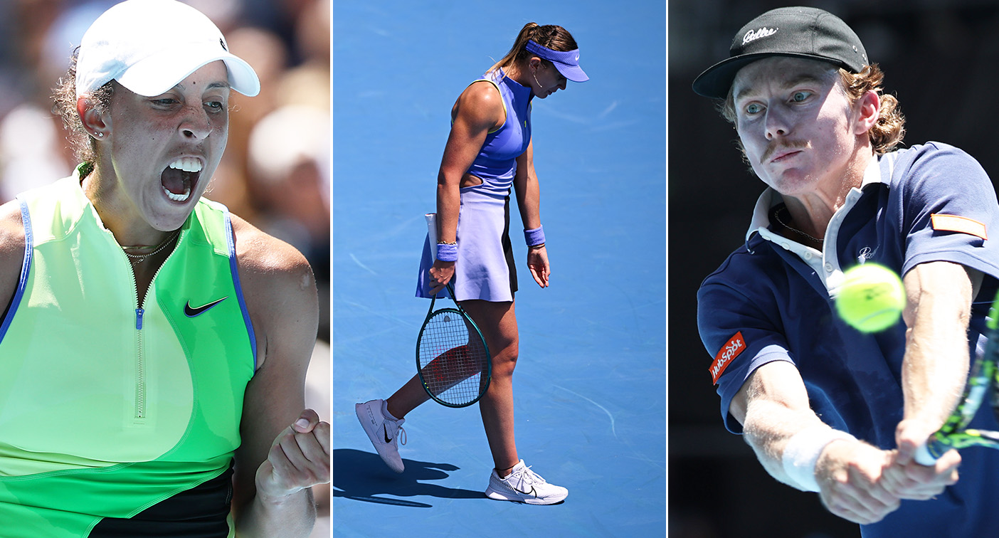 Defending champ survives as Aussies and another seeded player ...