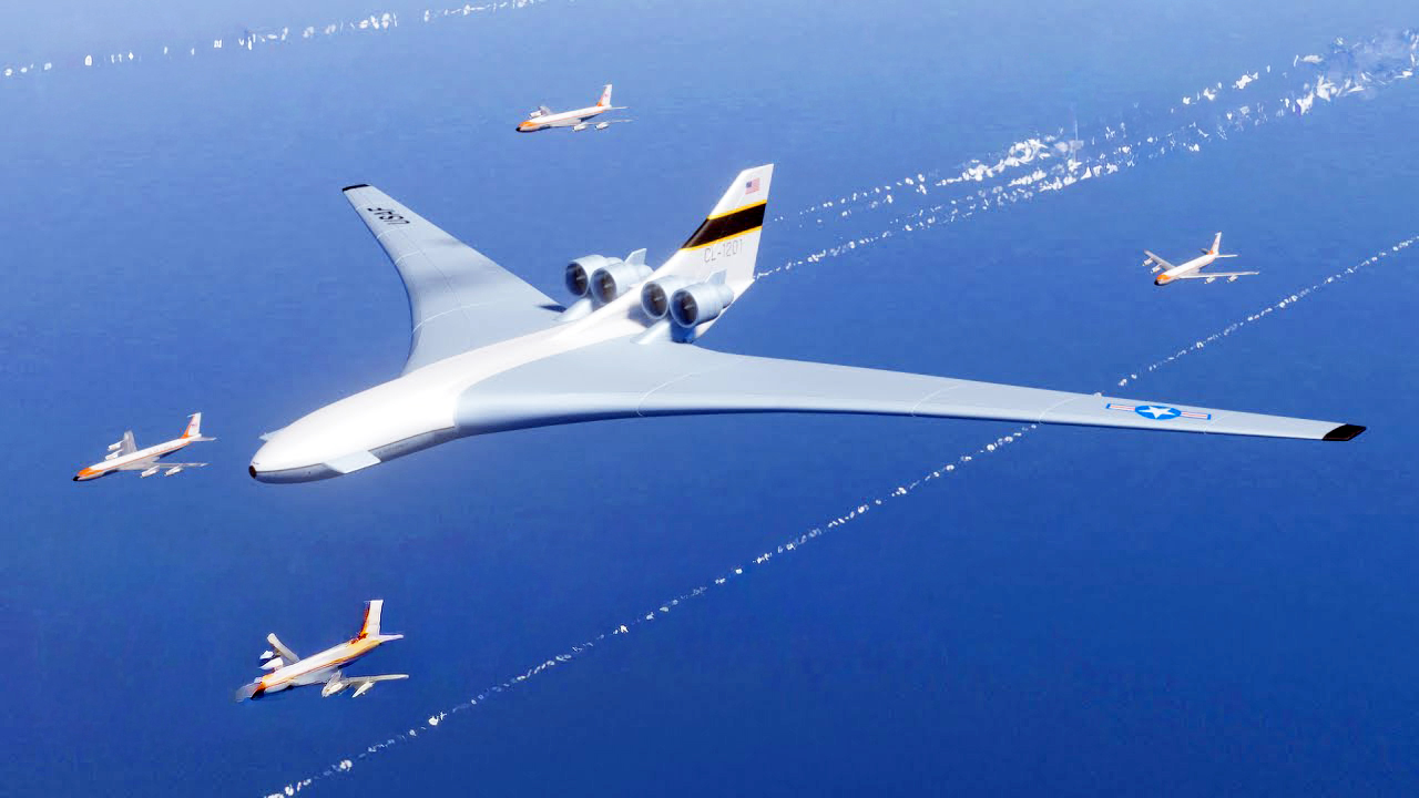 The nuclear powered flying aircraft carrier