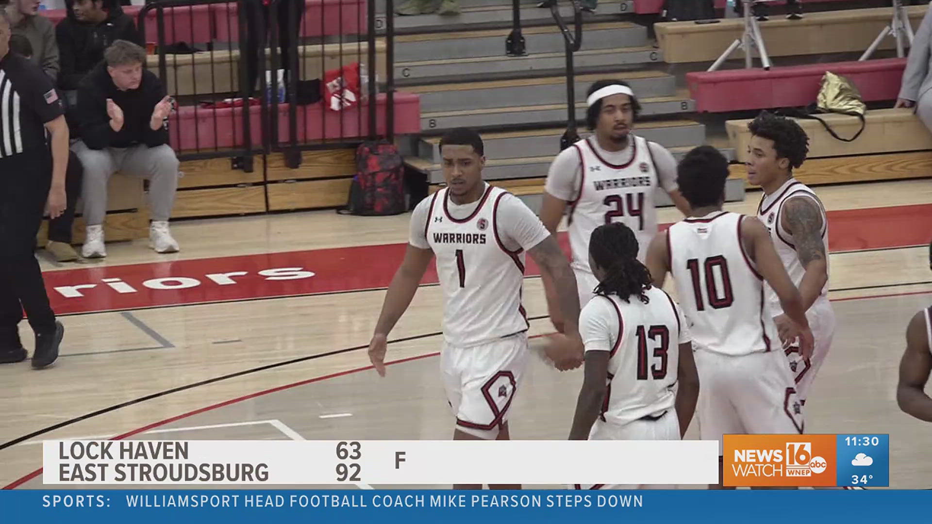 ESU back in the win column 92-63 over Lock Haven