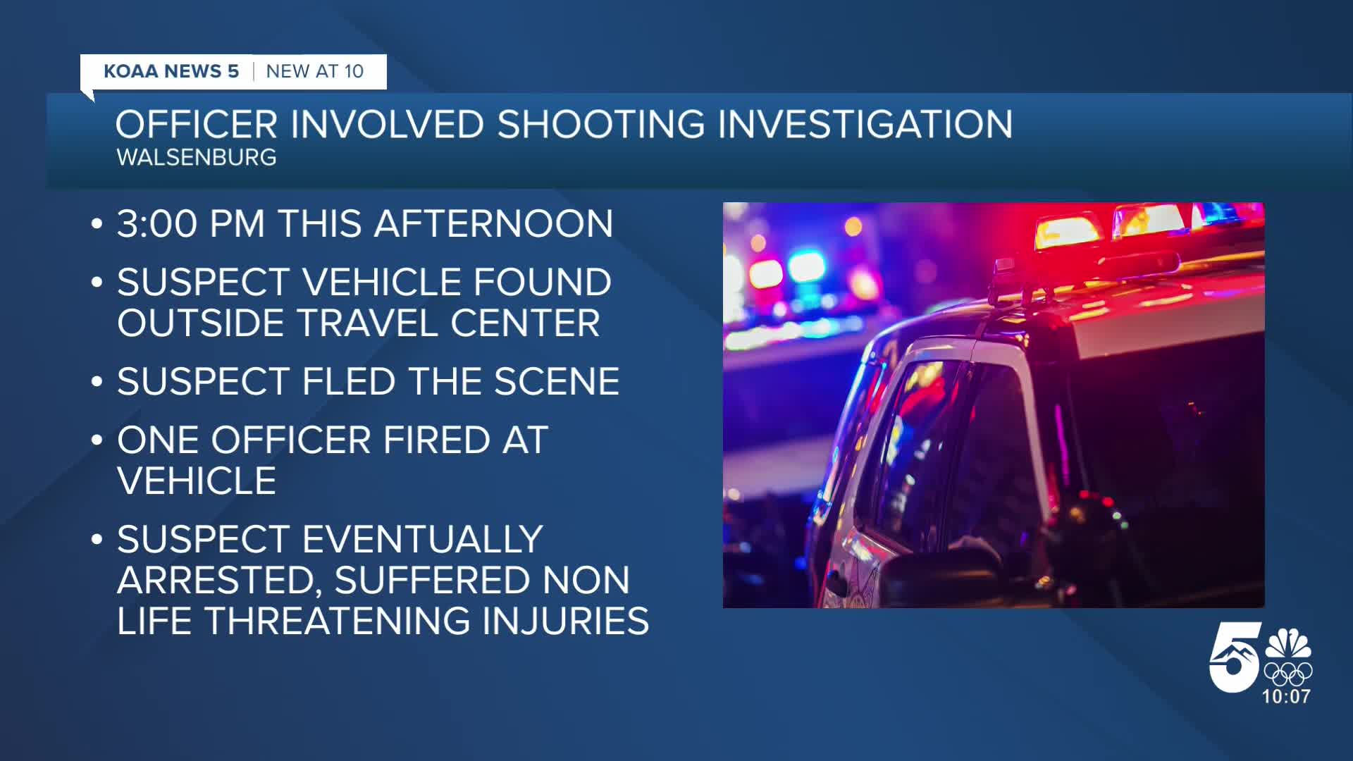 CBI investigating shooting involving police in Walsenburg Wednesday