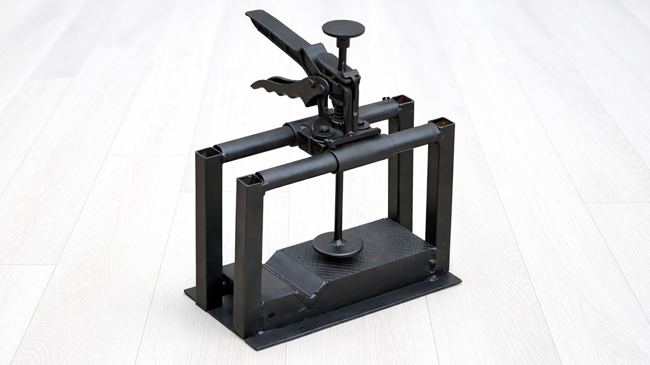 DIY compact hand press build: Turn a caulk gun into a powerful bending ...