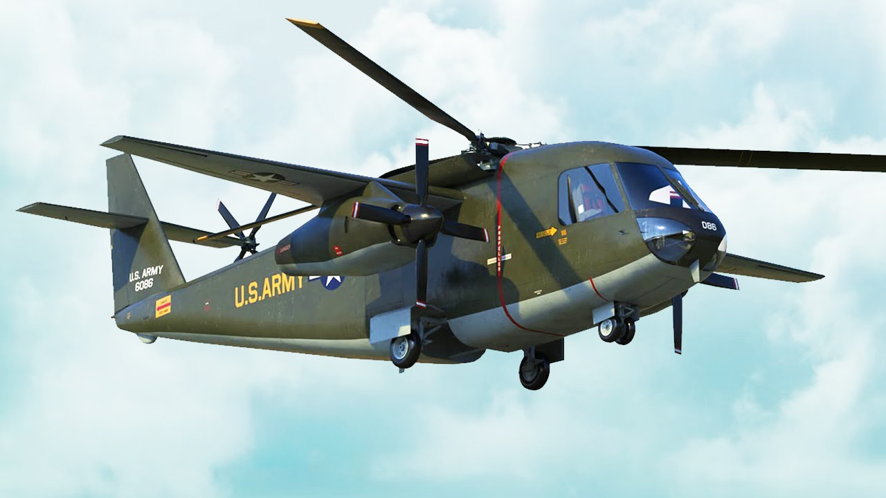 The plane that could fly like a helicopter