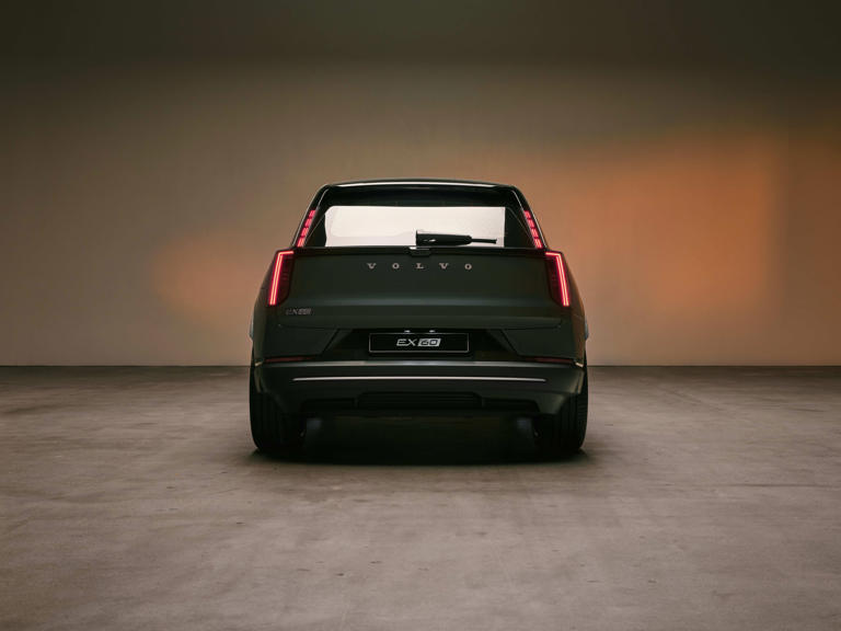 Volvo EX60 gets a NACS port, 400-mile range, Google Gemini AI