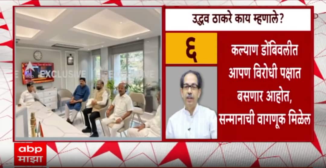 KDMC mayor : कल्याण डोंबिवलीत मनसेने घेतलेल्या निर्णयामुळे उद्धव ठाकरे ...