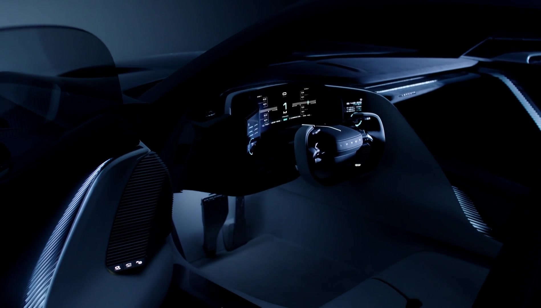 Lexus LFA concept interior design trailer