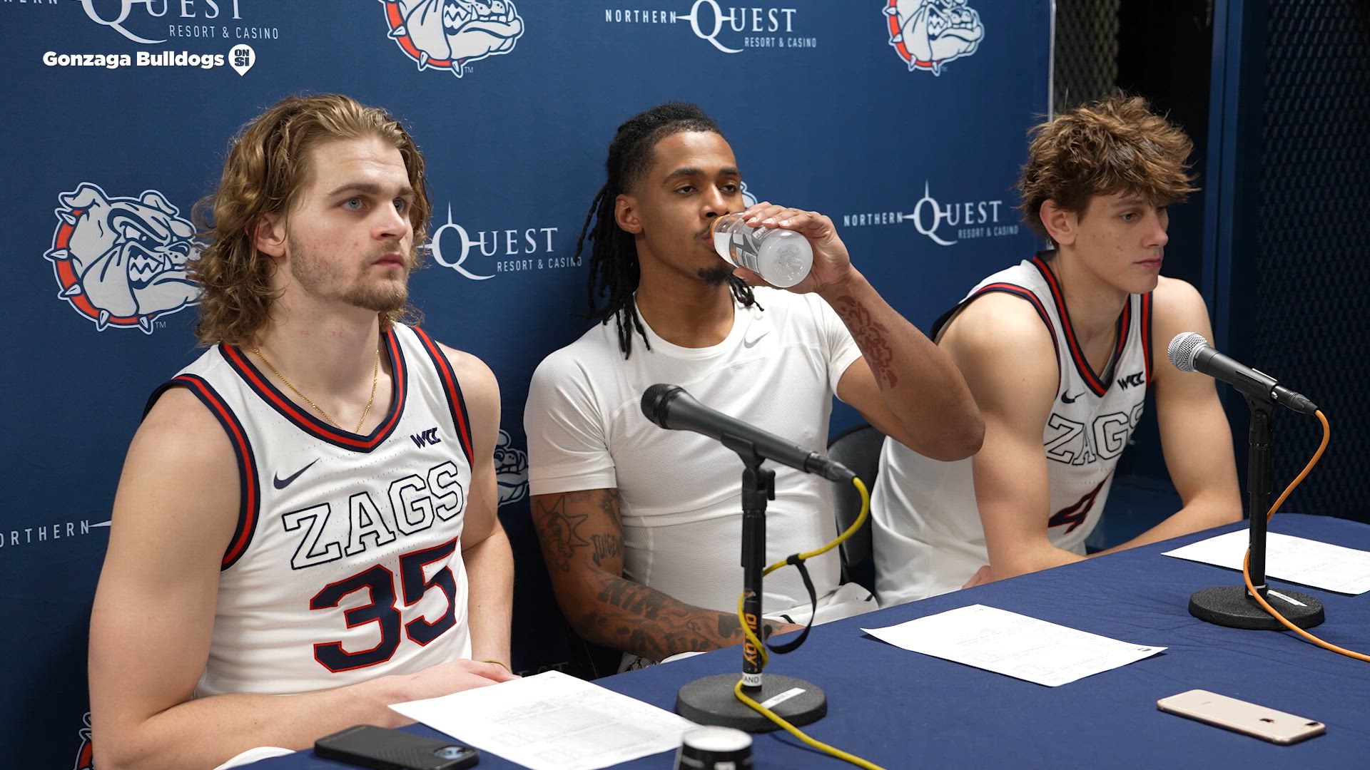 What Gonzaga's Davis Fogle, Adam Miller, and Noah Haaland said after ...