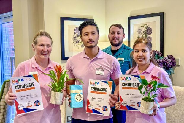 Care home celebrates team who bring daily joy to residents' lives