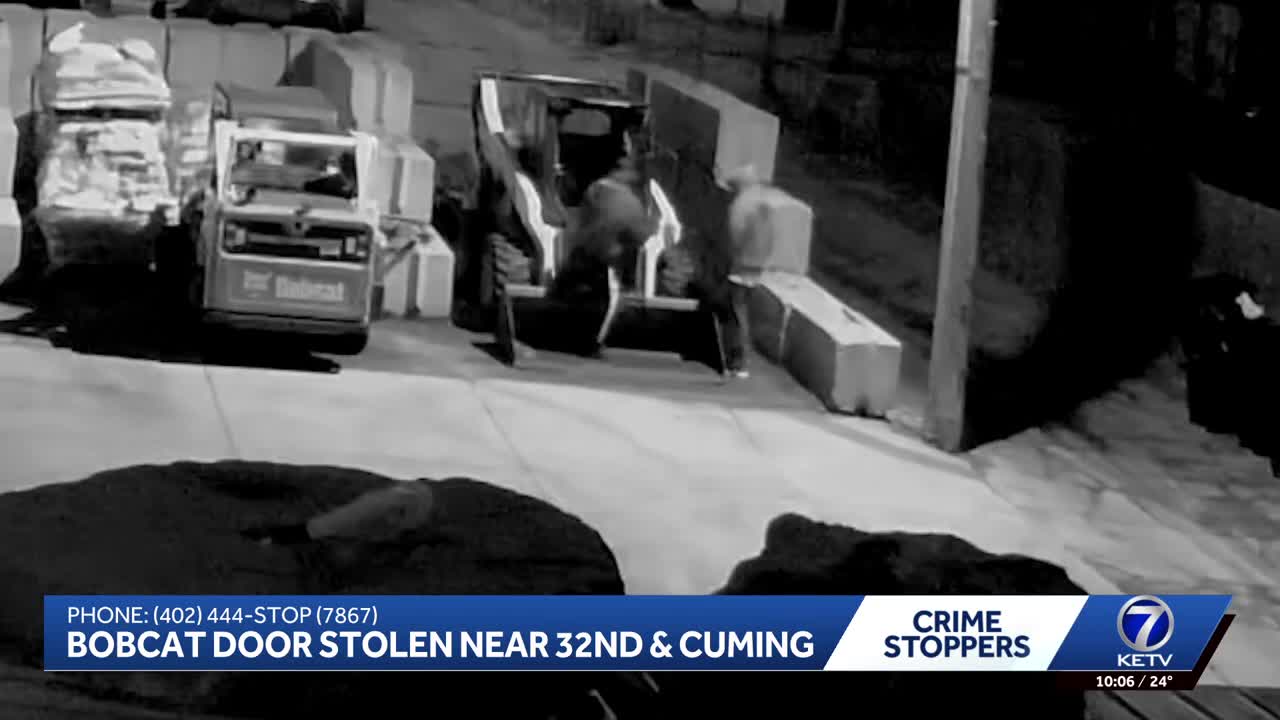 Crime Stoppers: Suspects disassemble, steal door off Bobcat skid loader ...