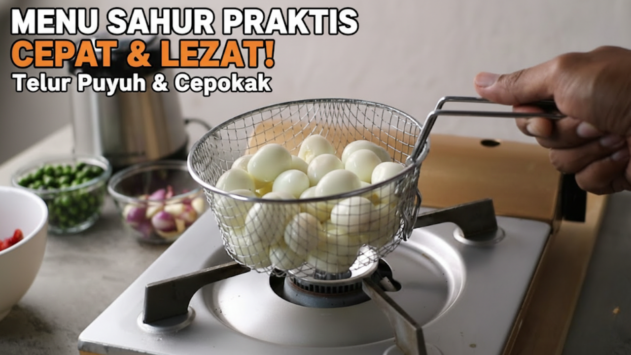 Menu sahur praktis dari telur puyuh dan cepokak — cepat dan lezat!