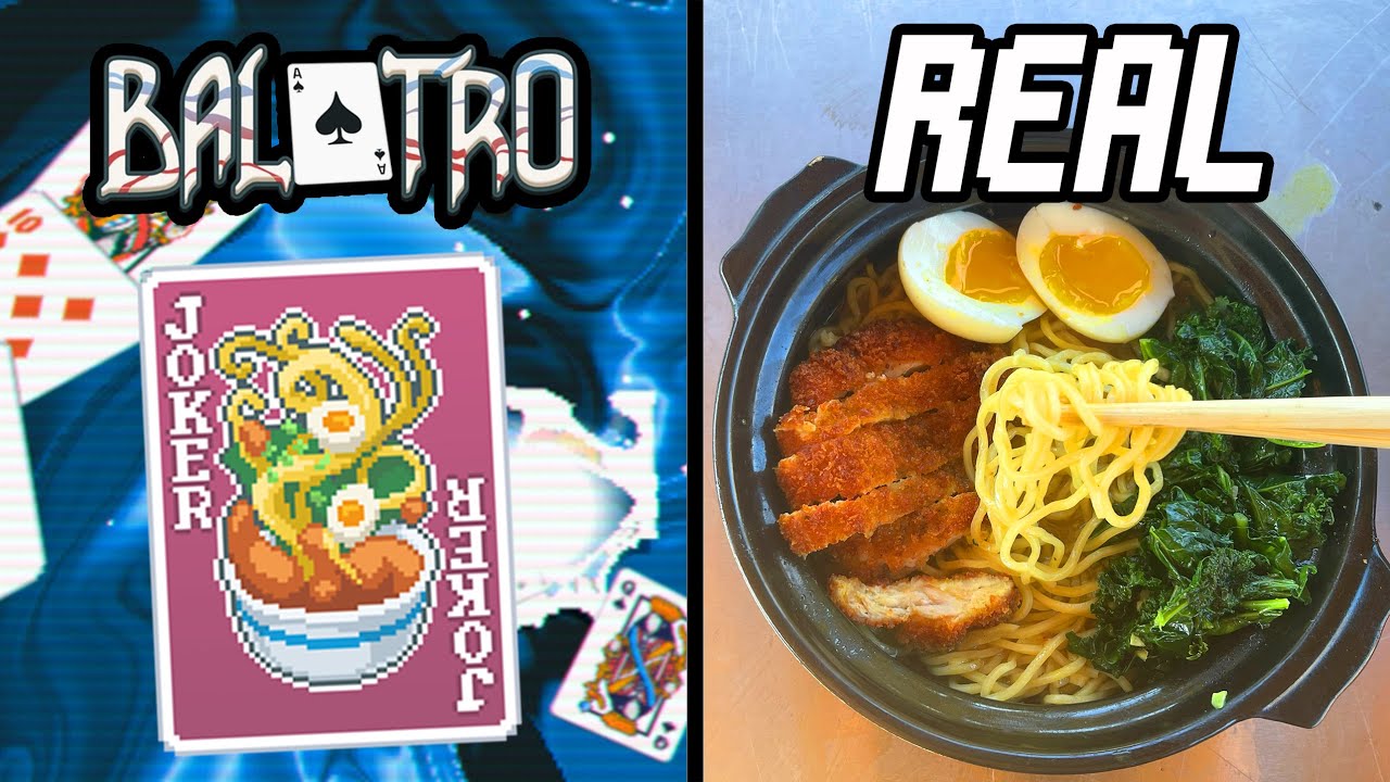 How to make ramen joker from BALATRO: crappy joker, epic soup