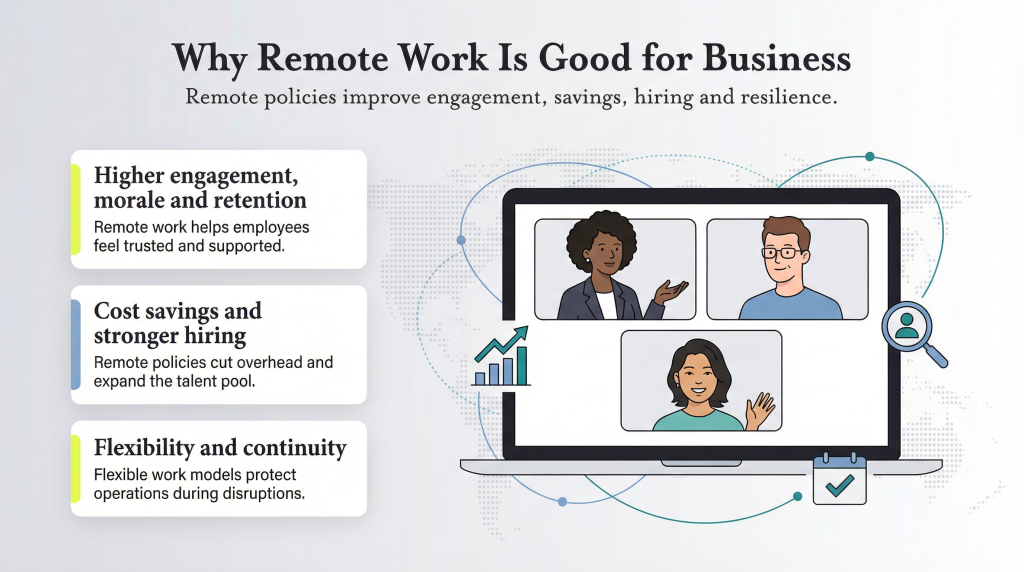 Why remote work makes good business sense
