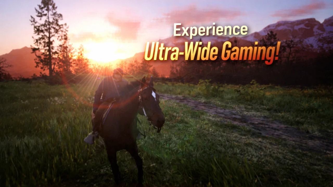 Ultra-wide gaming hits different (137 × 77 view!)