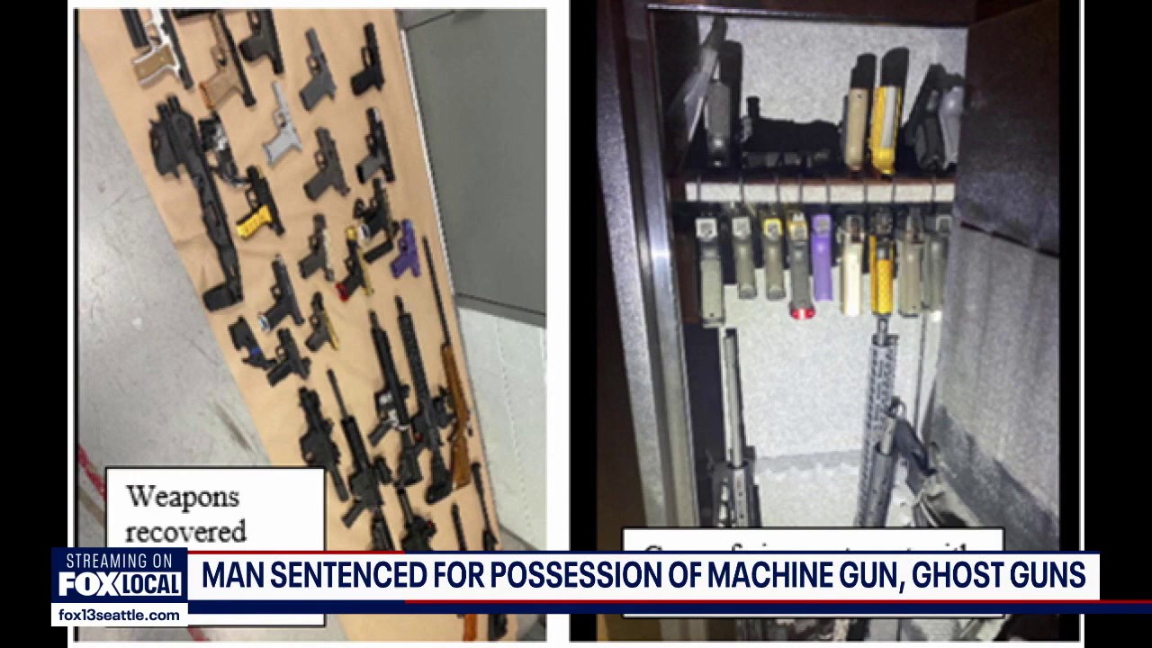 Man sentenced for possession of ghost guns, switches