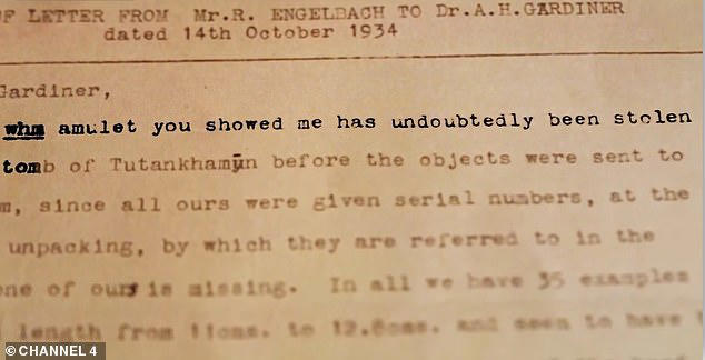 Never-before-seen letters accuse Howard Carter of stealing artefact ...