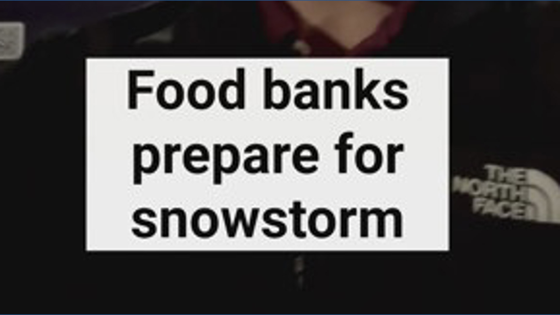 Food banks prepare for winter storm