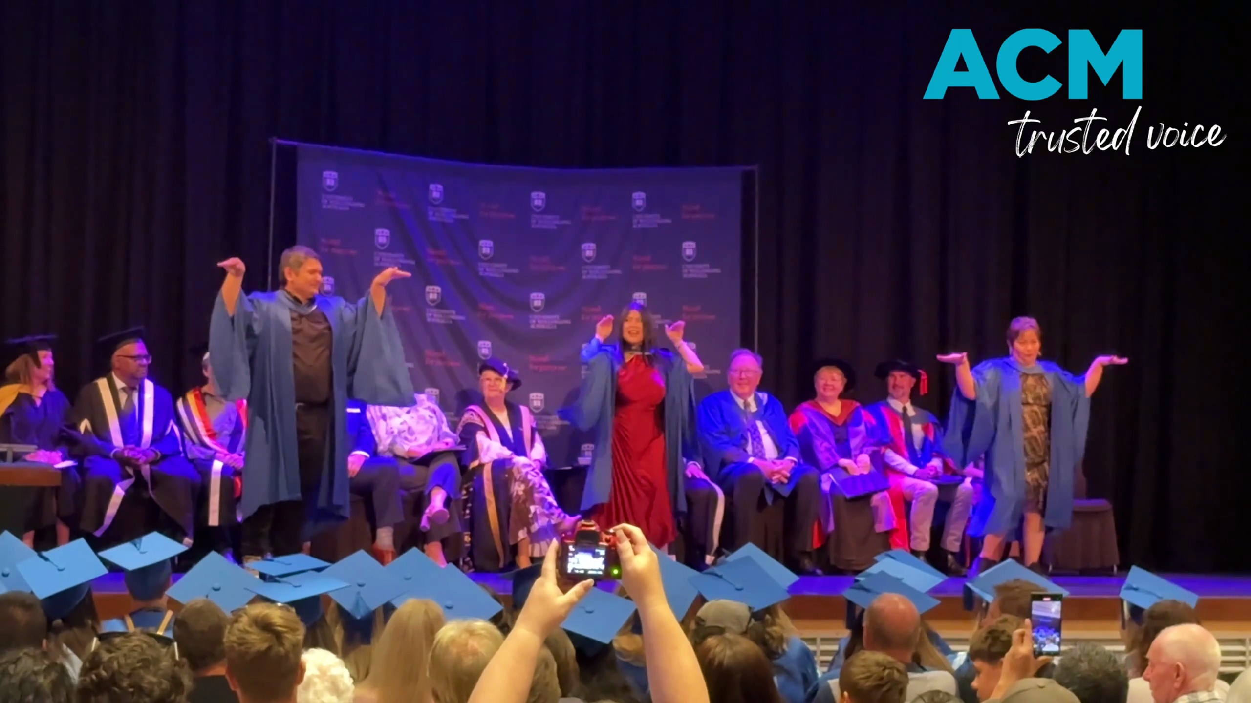 Tears and cheers as UOW Bega graduates cross the finish line